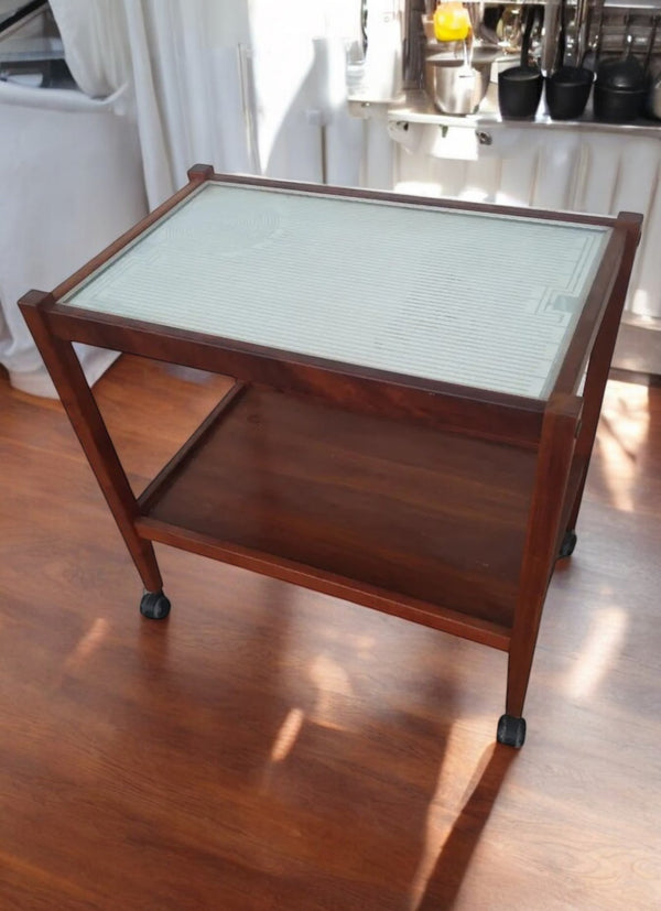 Salton Hotray Food Warming Cart and plates | Metro Retro Furniture
