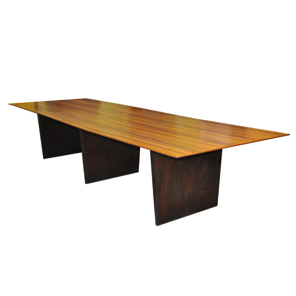 8 ft to 12 ft to 14 ft 1/2 Vintage Wormley Conference / Dining Table ...